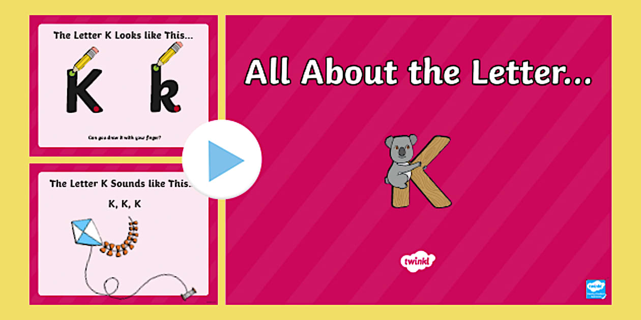 All About the Letter K PowerPoint (teacher made) - Twinkl