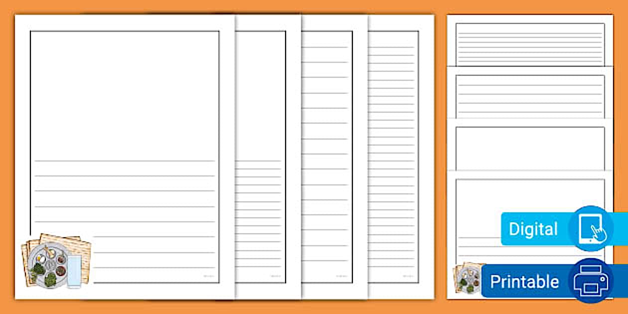 Passover Writing Paper | Educational Resources | Twinkl USA