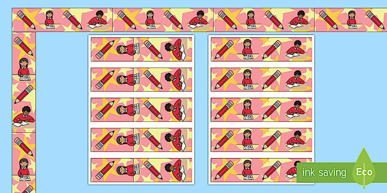 Whole School Star Writers Display Borders - Twinkl