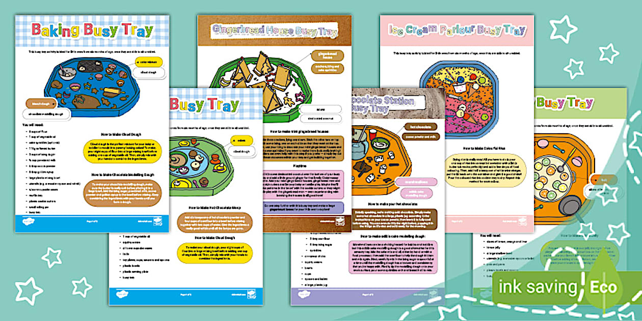 Food-Themed Busy Tray Pack (teacher made) - Twinkl