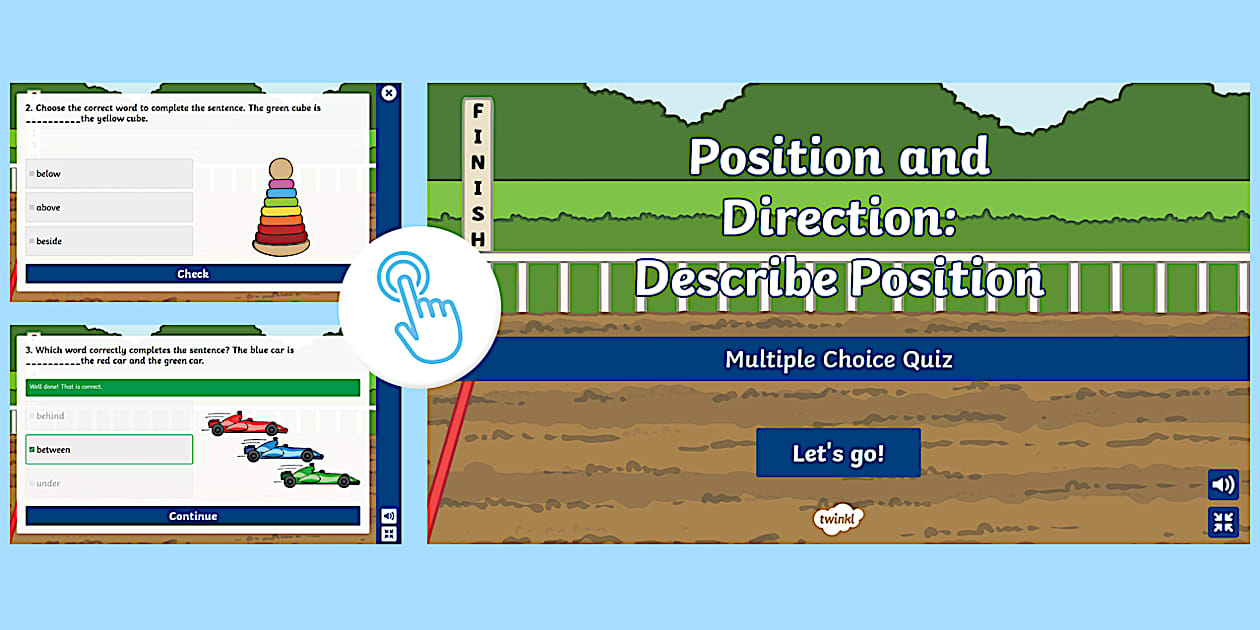 Position and Direction: Describe Position Multiple Choice Quiz