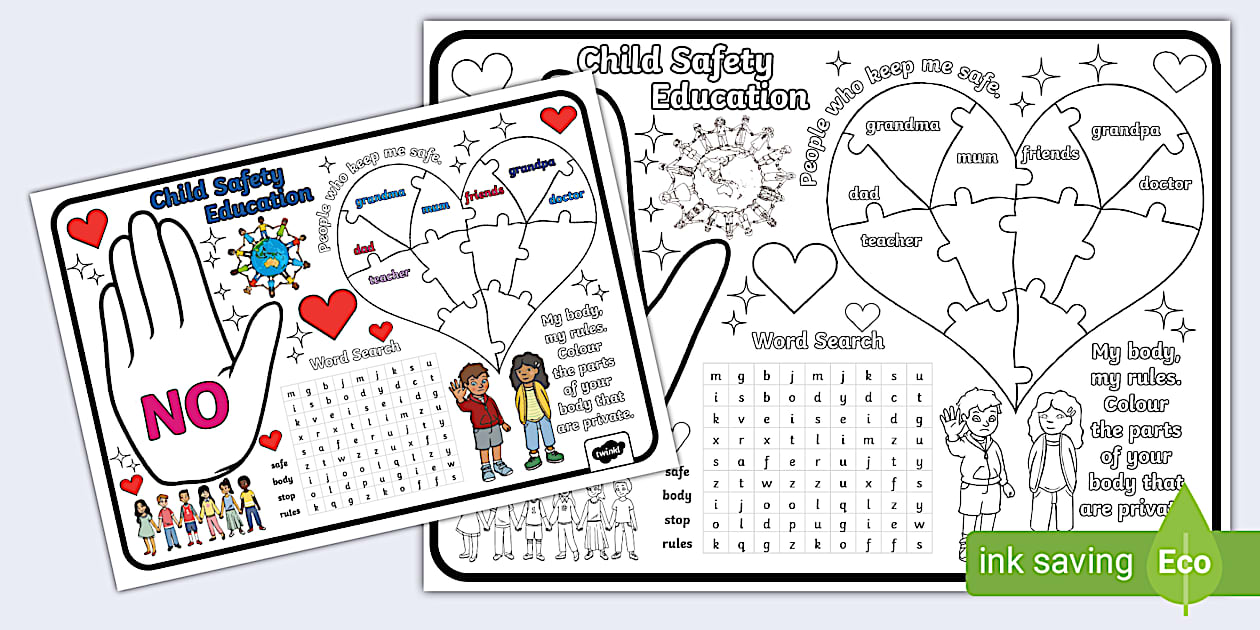 Child Safety Activity Mat F-2 (teacher made) - Twinkl
