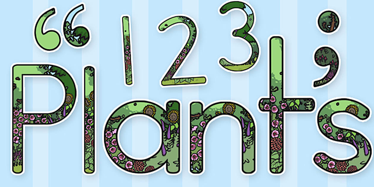 Plants Display Lettering (teacher made) - Twinkl