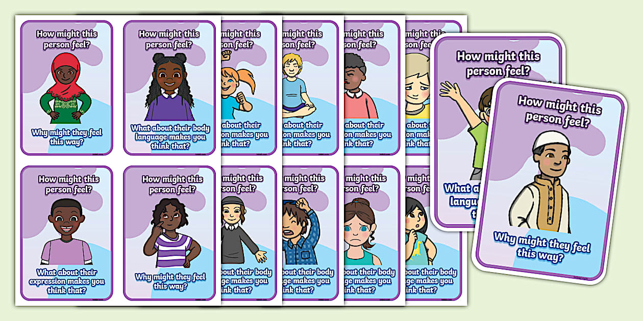 Emotions Inference Cards (teacher made) - Twinkl