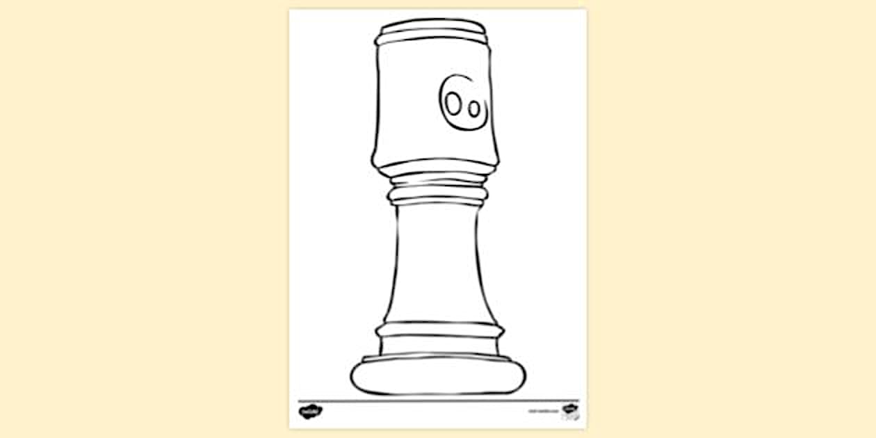 Recorder Foot Colouring Sheet | Colouring Sheets - Twinkl