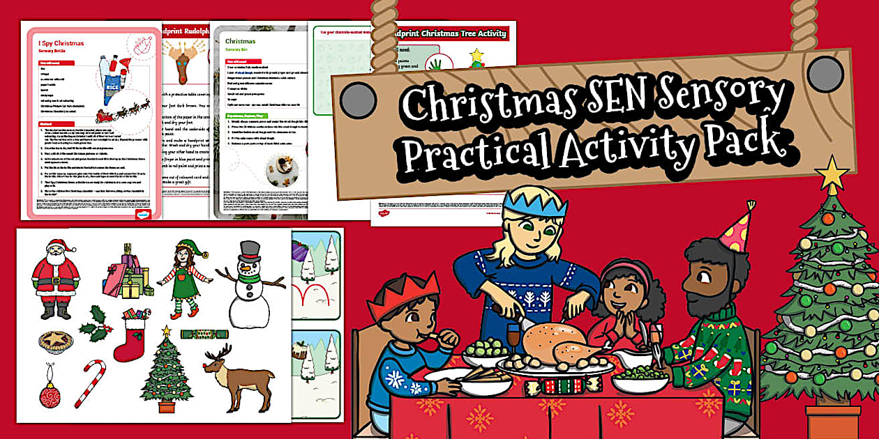 * NEW * Christmas SEN Sensory Practical Activity Pack - Twinkl