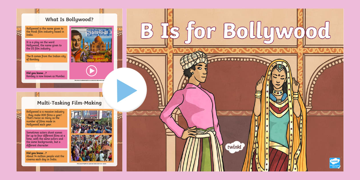 All About Bollywood Information PowerPoint - Twinkl