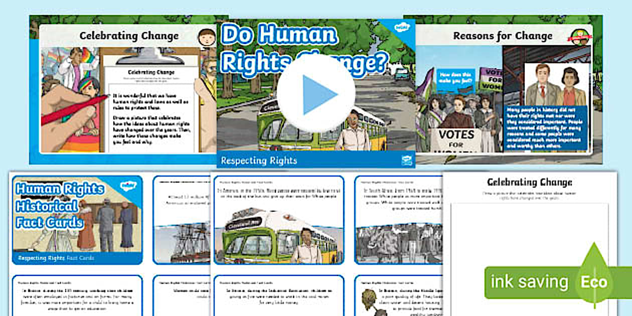 Citizenship UKS2 Respecting Rights Lesson 5: Do Human Rights Change? Lesson