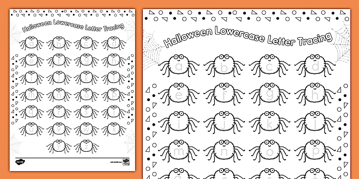 Engaging Halloween Tracing Worksheets for Kids - Twinkl