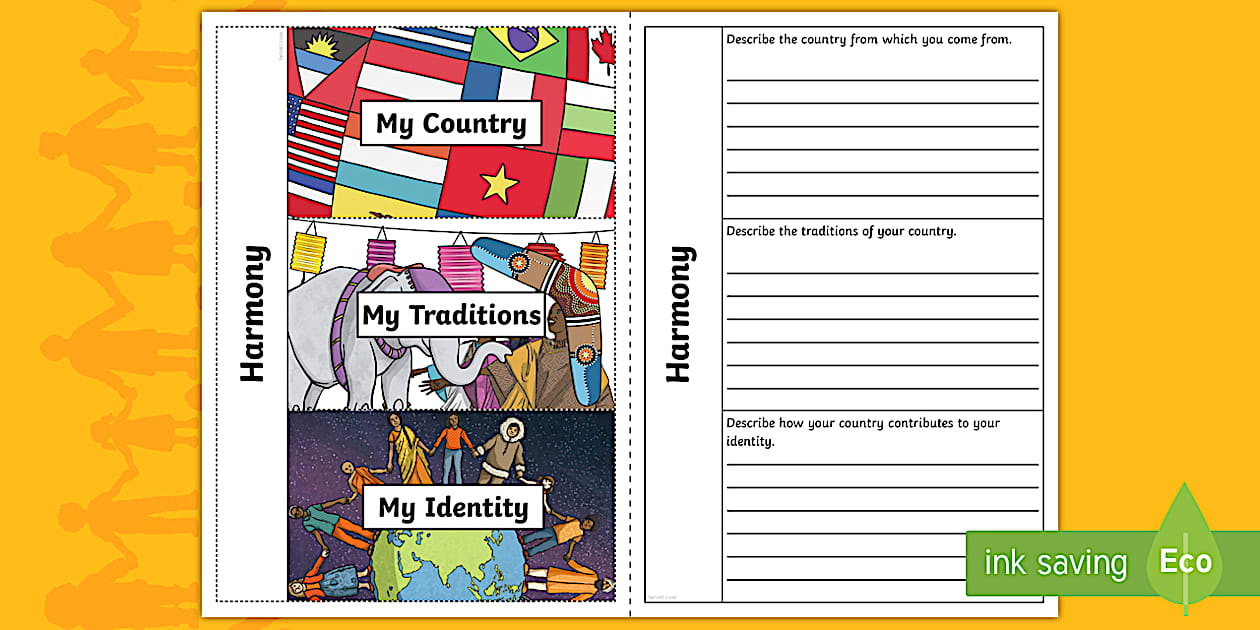 Harmony Week Flapbook (Teacher-Made) - Twinkl