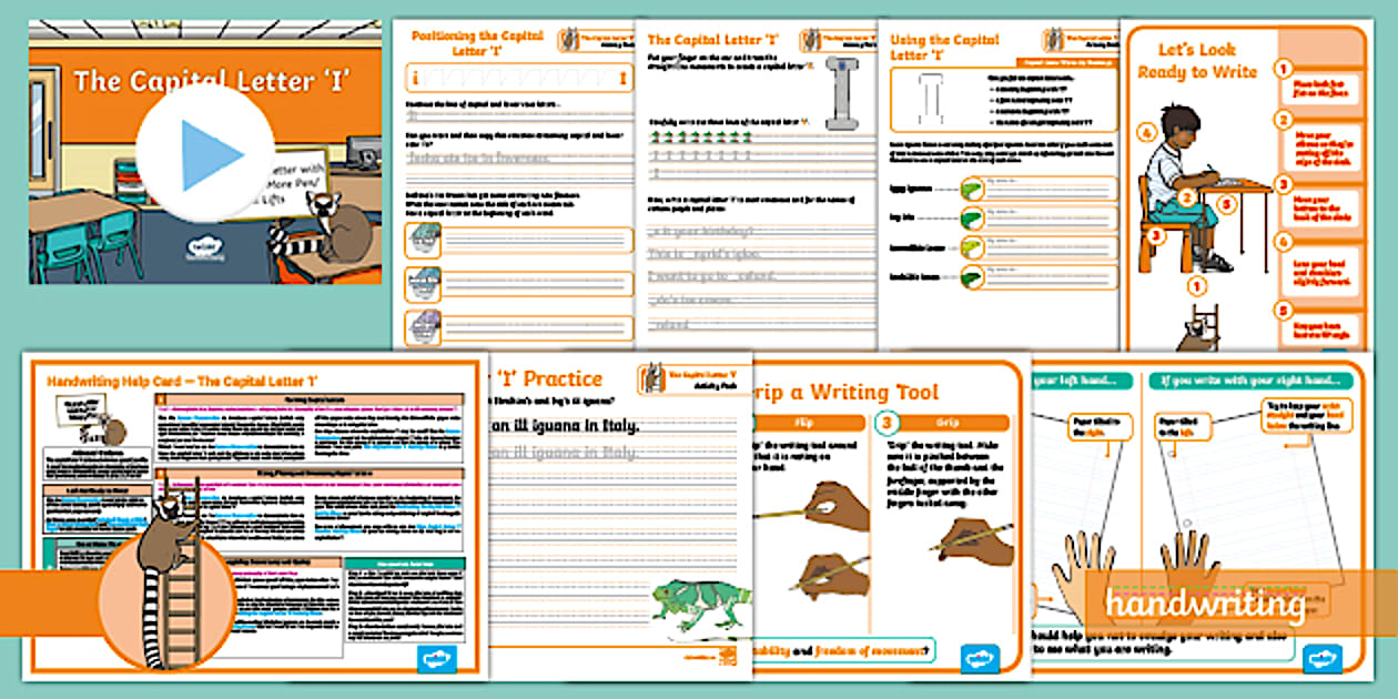 Twinkl Handwriting: The Capital Letter 'I' EYFS/KS1 Activity Pack