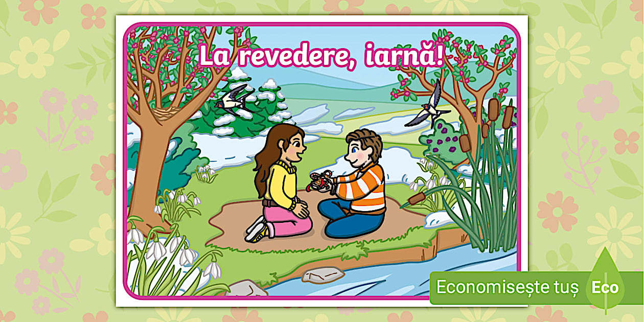 La revedere, iarnă! – Planșă