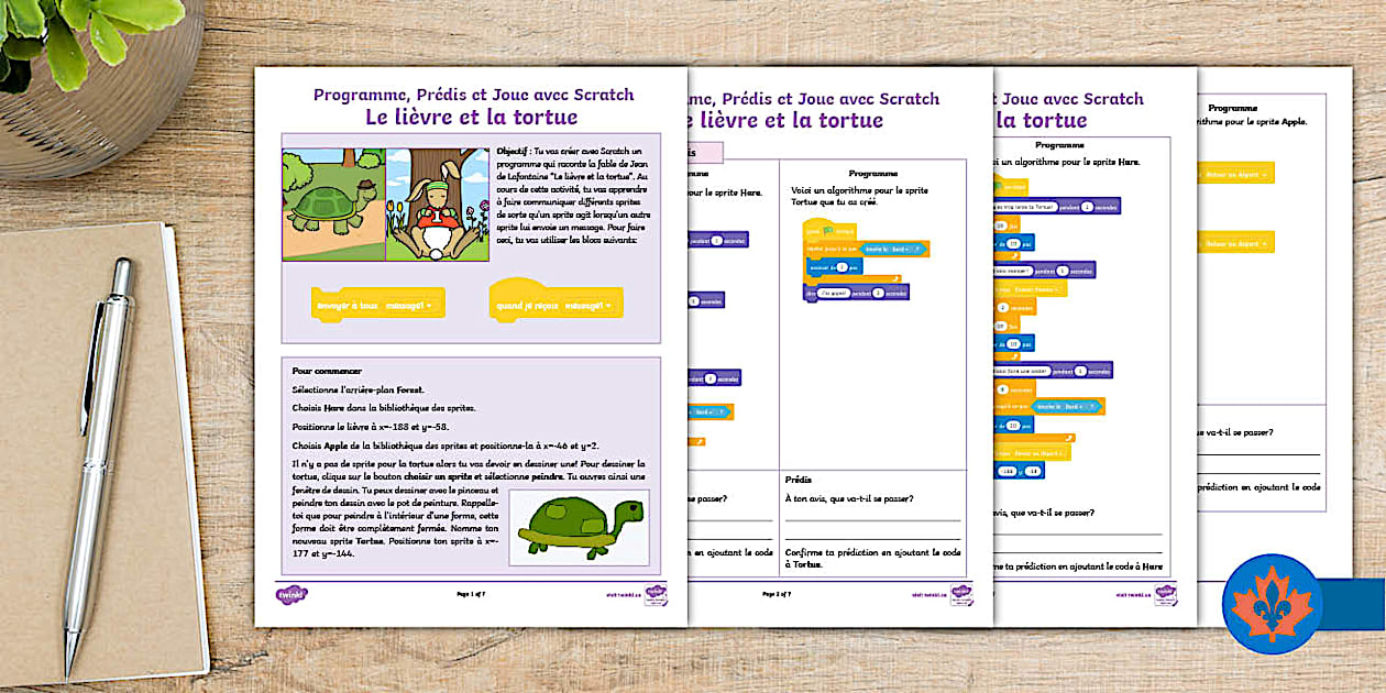 Program, Predict and Play with Scratch (teacher made)