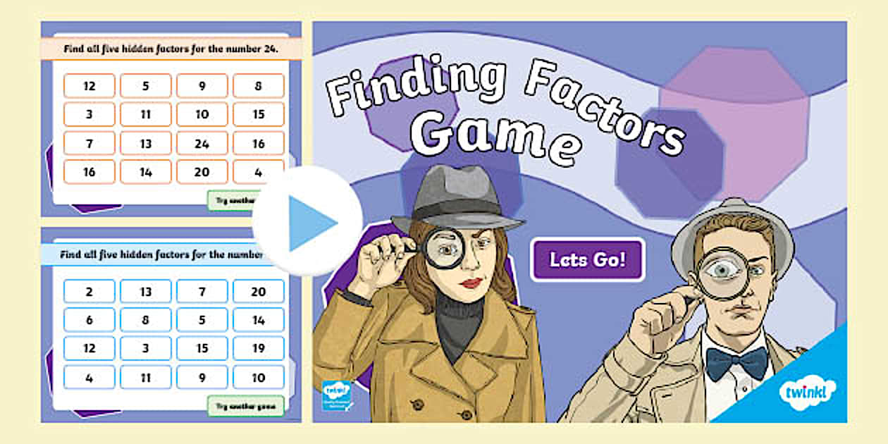 Finding Factors Game | Twinkl Maths (teacher made) - Twinkl