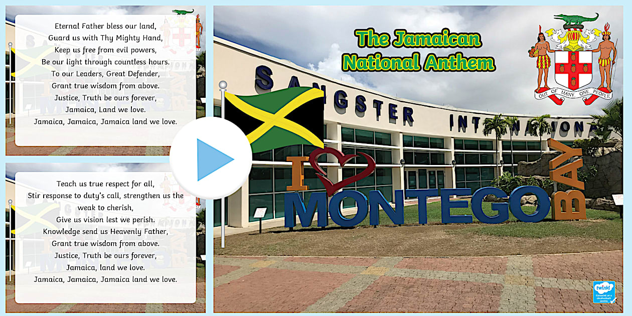 Jamaican National Anthem Powerpoint (Teacher-Made) - Twinkl