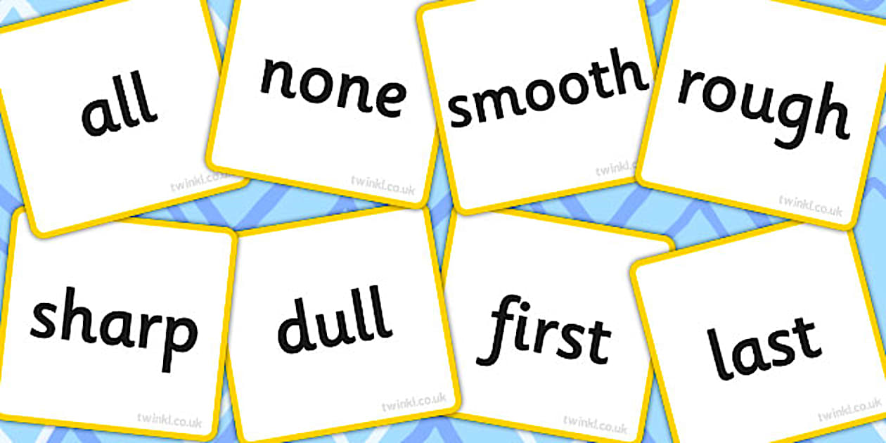 Basic Concepts Word Cards Set Two (teacher made) - Twinkl