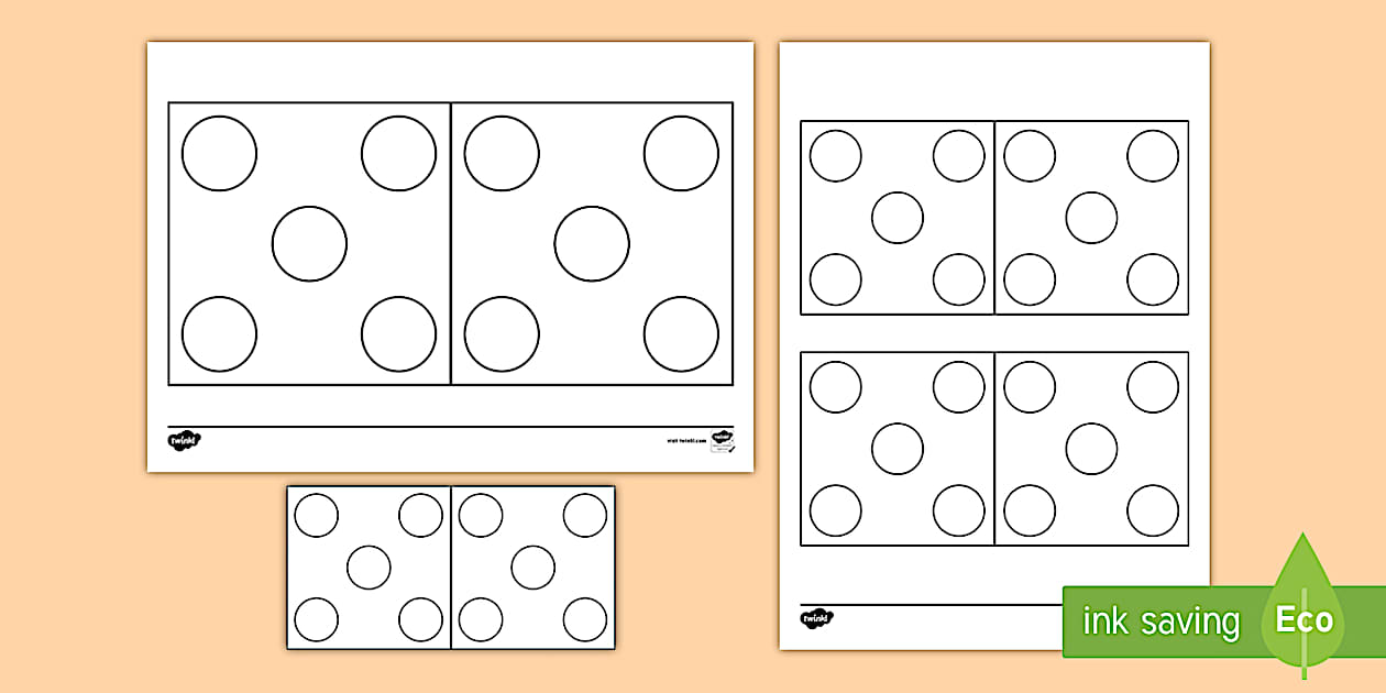 Blank Hungarian Tens Frame Worksheet - Twinkl