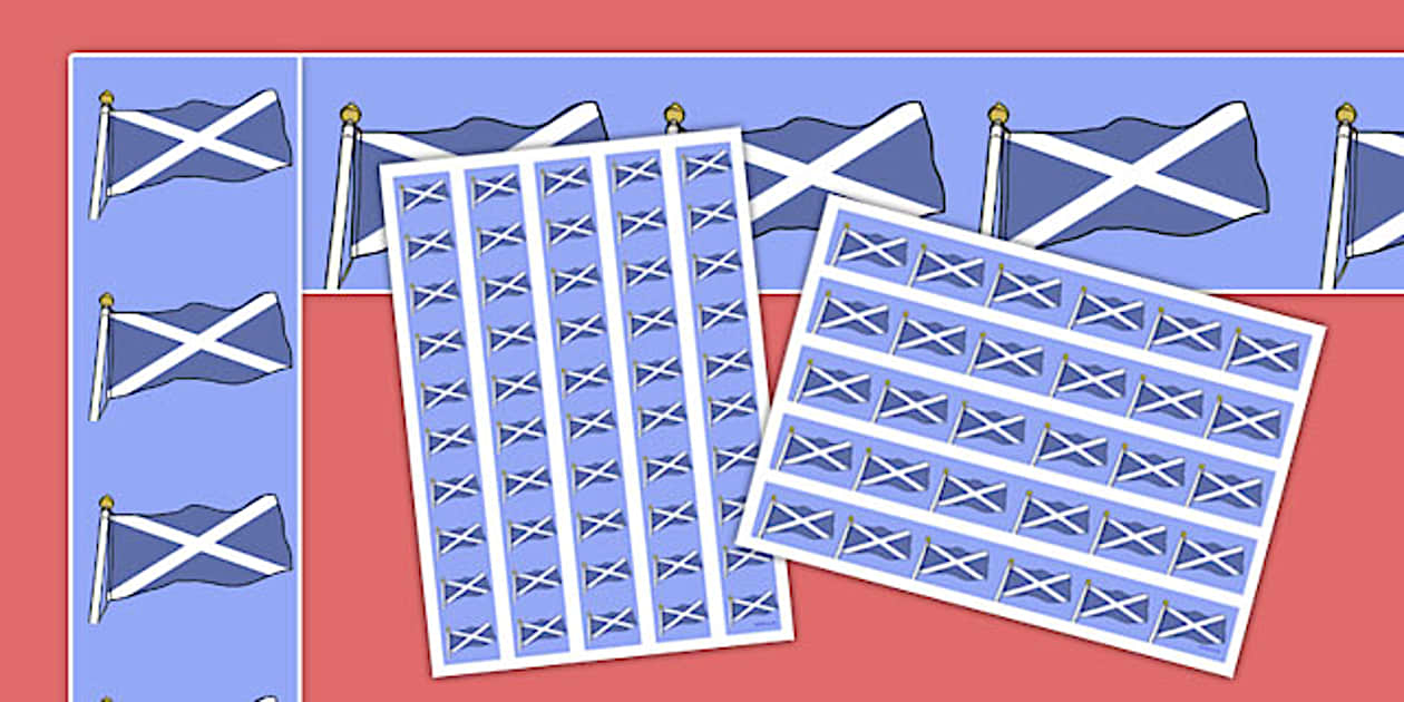 Scottish Flag Display Borders (teacher made) - Twinkl