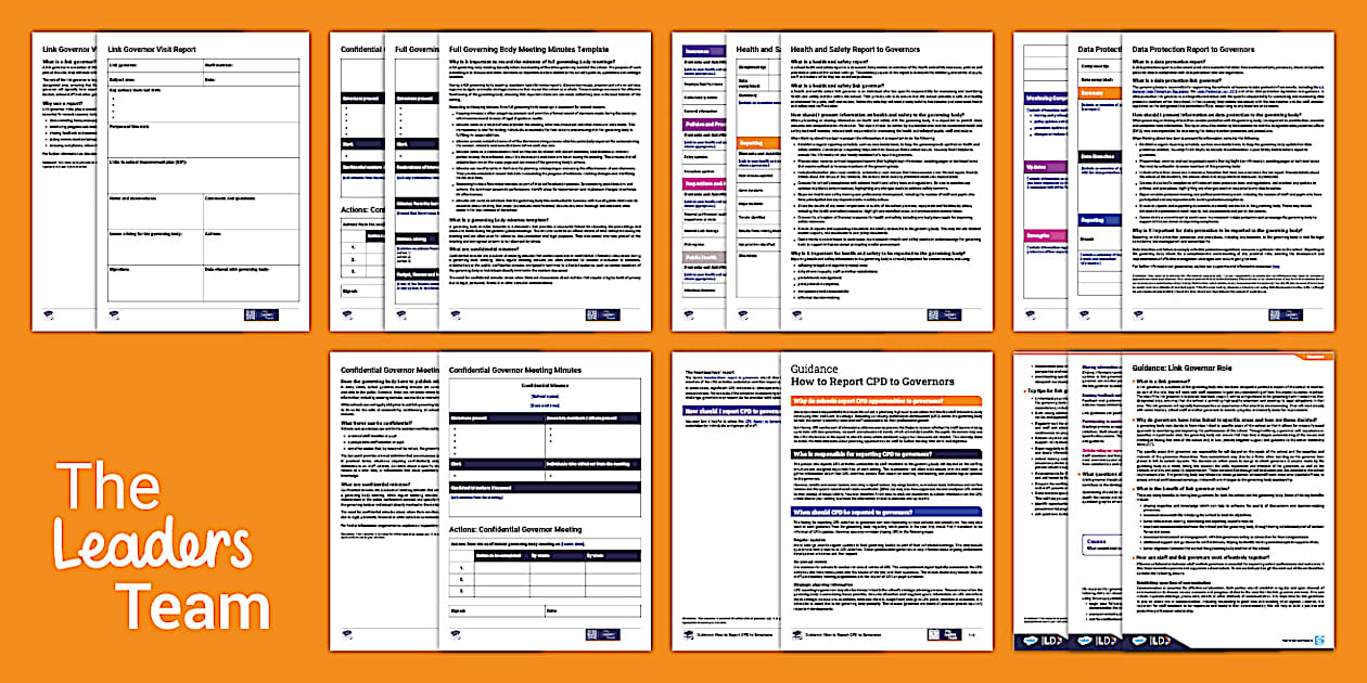 Effective Governance Pack - SLT (teacher made) - Twinkl