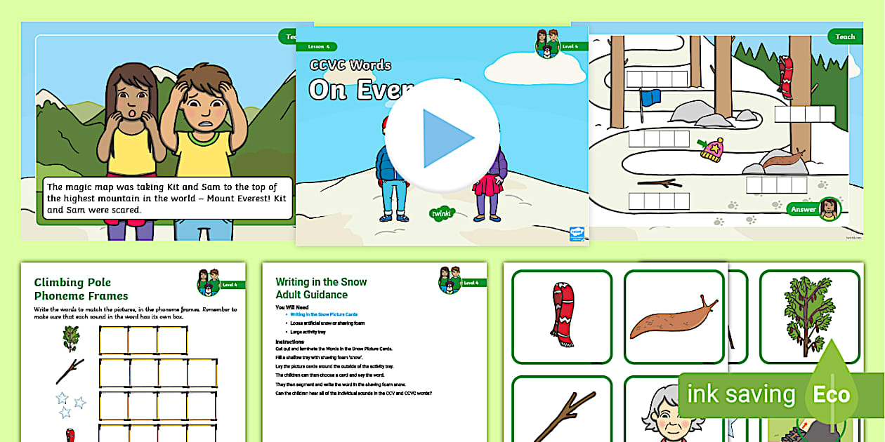 Phonics Lesson 4 CCVC Words - Primary Resources - Twinkl