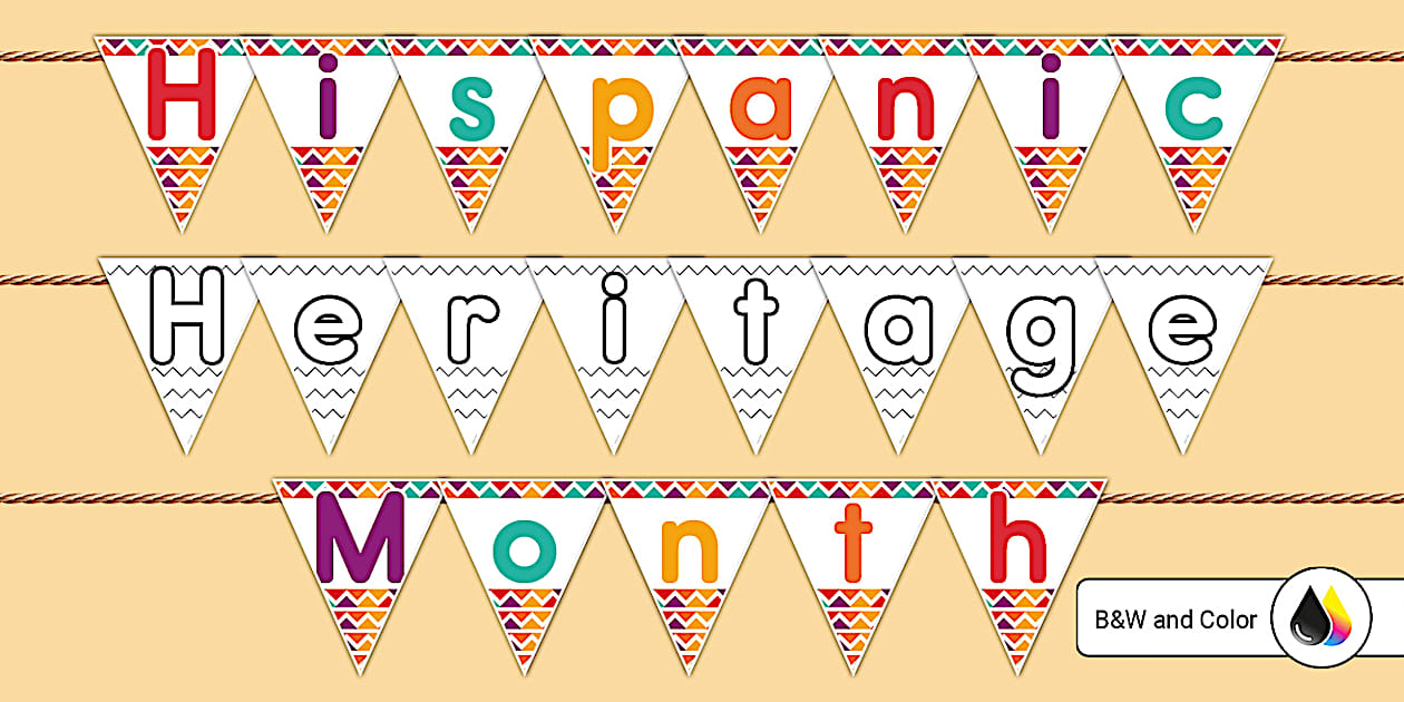 Hispanic Heritage Month Decorations for Kids | Twinkl USA