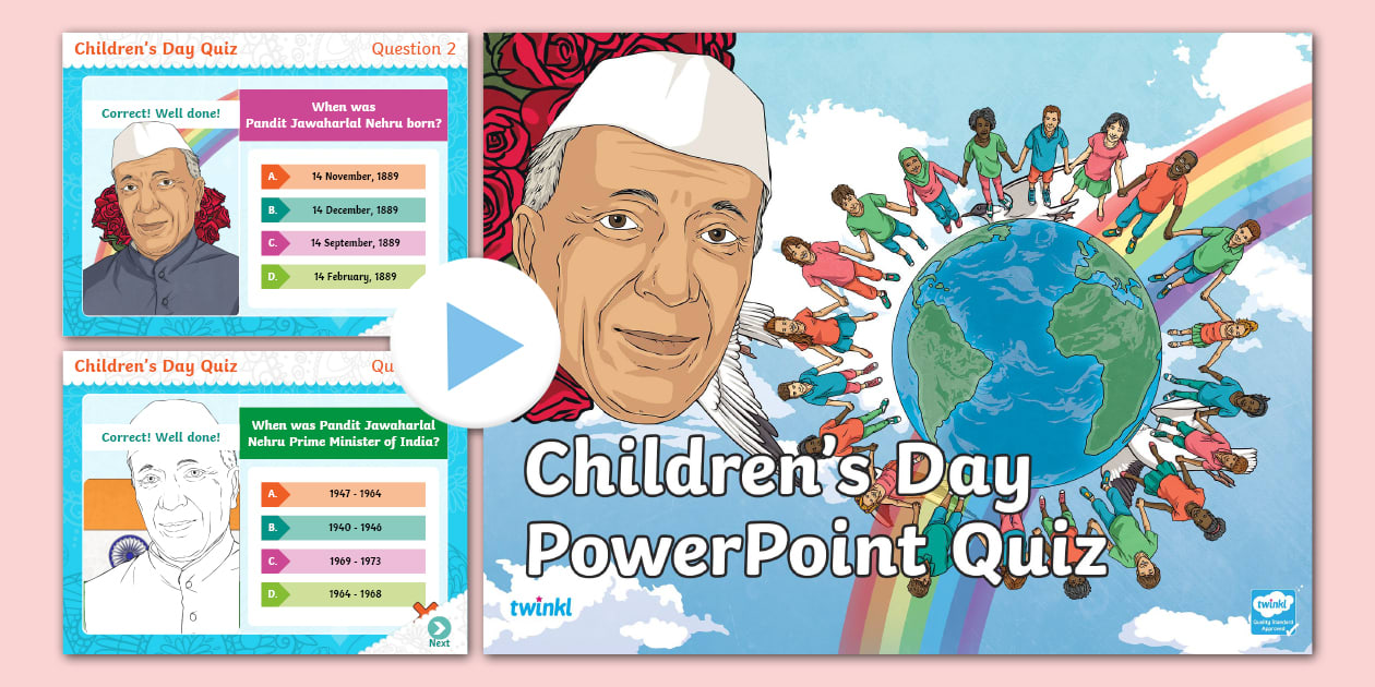 Children's Day Quiz PowerPoint