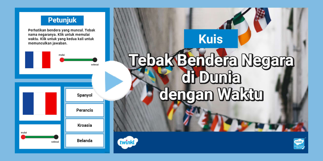 PowerPoint Kuis Tebak Bendera Negara di Dunia