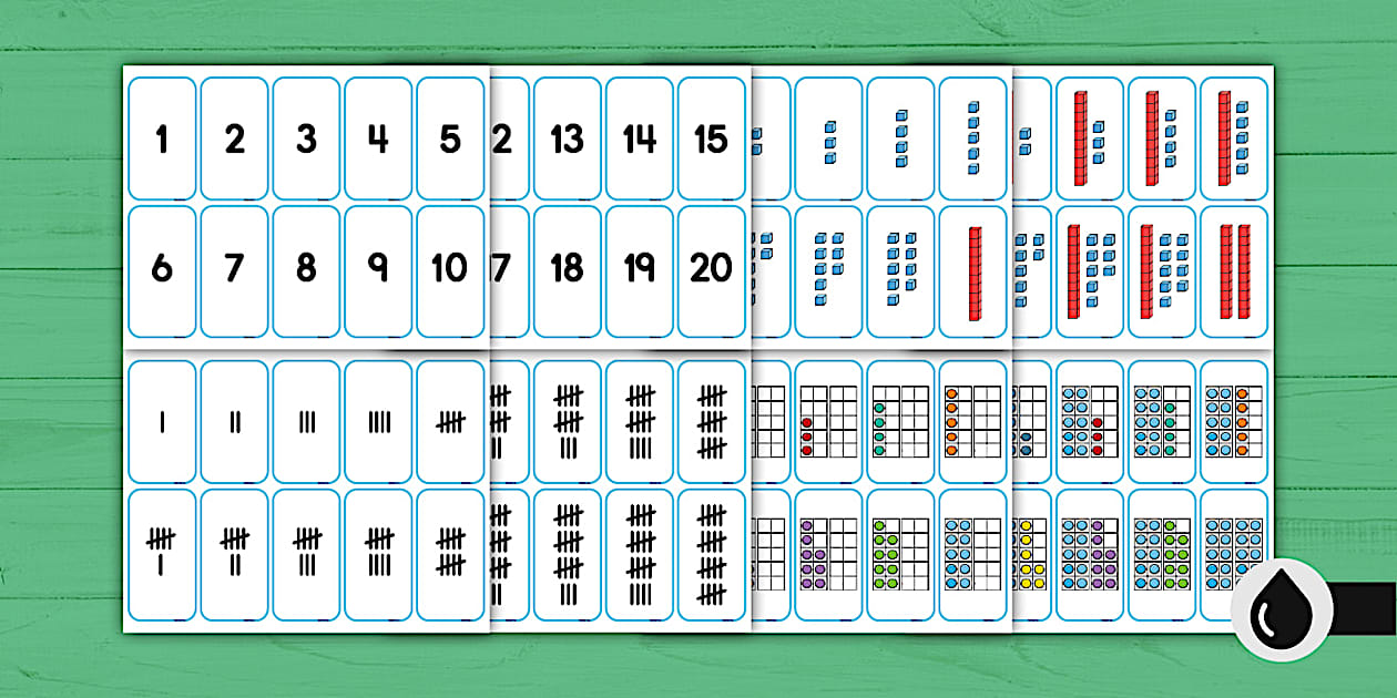 Reading and Representing Numbers to 50: Go Fish Game