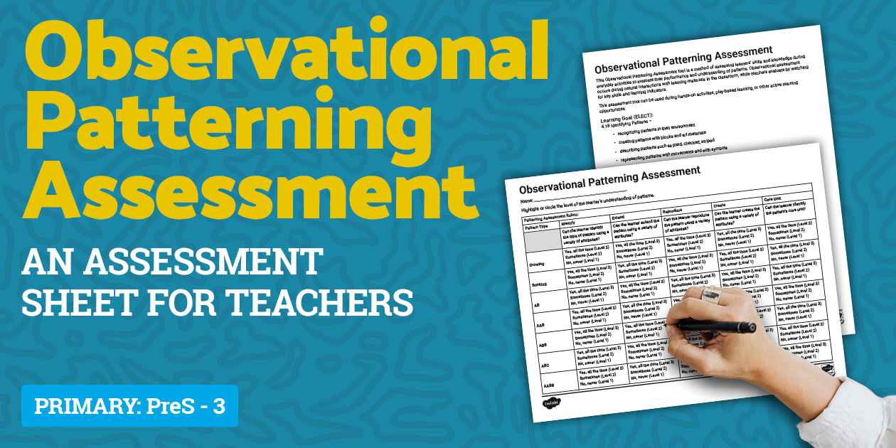 Observational Patterning Assessment for Kindergarten