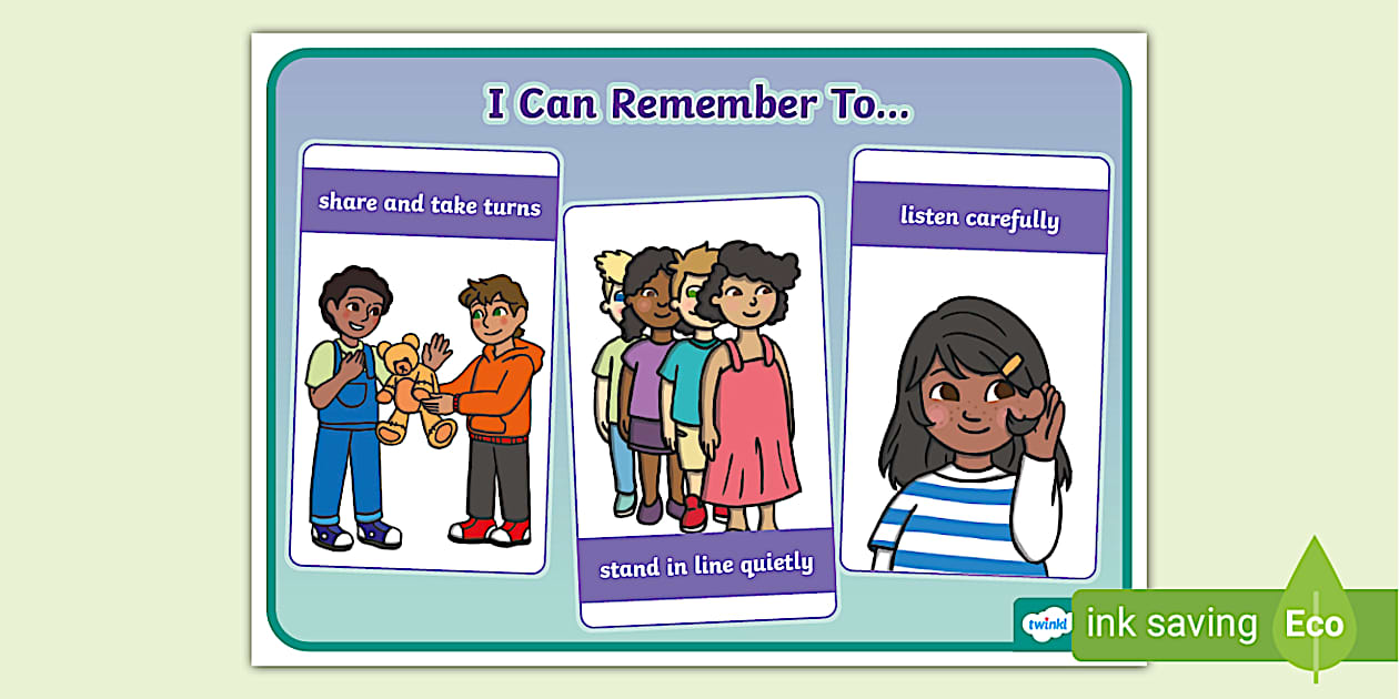 Good Manners Display Poster (teacher made) - Twinkl