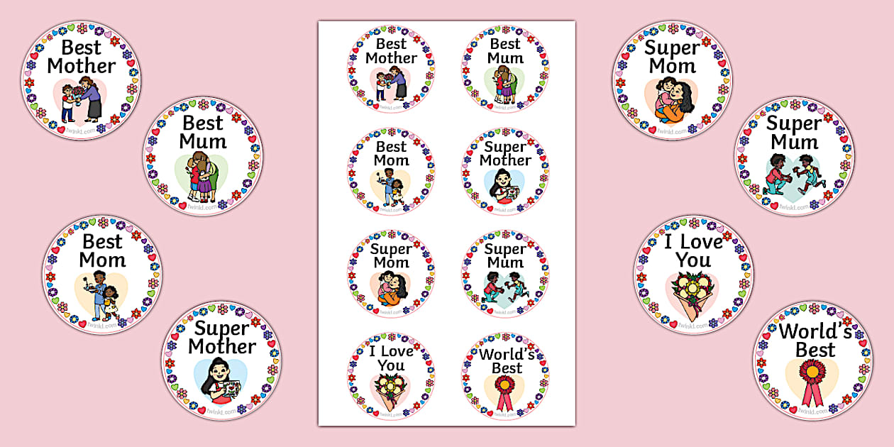 Mother's Day Stickers (phát triển bởi giáo viên)