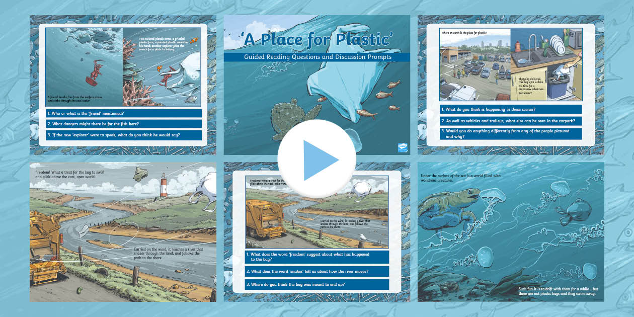 Ocean Pollution Story KS2 Guided Reading PowerPoint | Twinkl