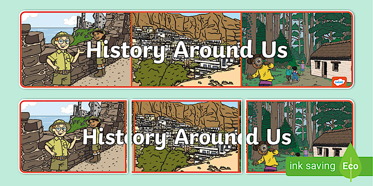 History Around Us Display Banner (teacher made) - Twinkl