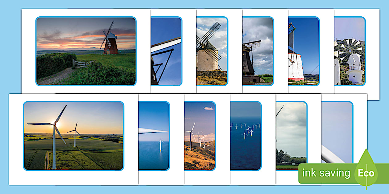 Windmill Display Pictures / Images (teacher made) - Twinkl
