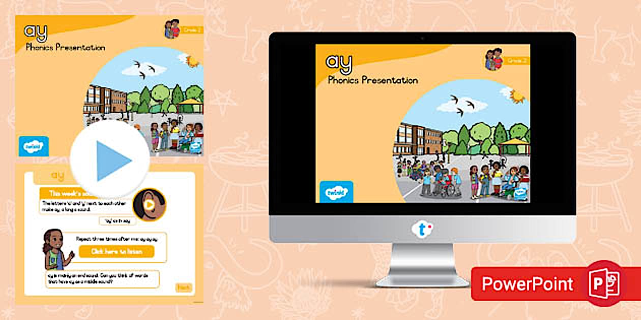 Grade 2 Phonics: ay PowerPoint Presentation - Twinkl