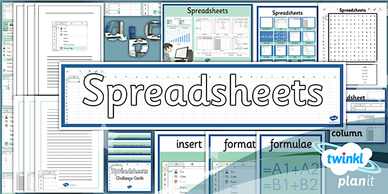 Computing: Excel Spreadsheets Year 6 Unit Additional Resources