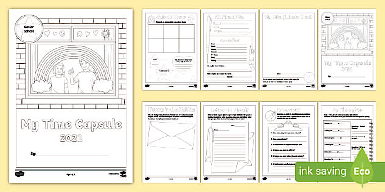 Senior School Time Capsule Activity (teacher made) - Twinkl