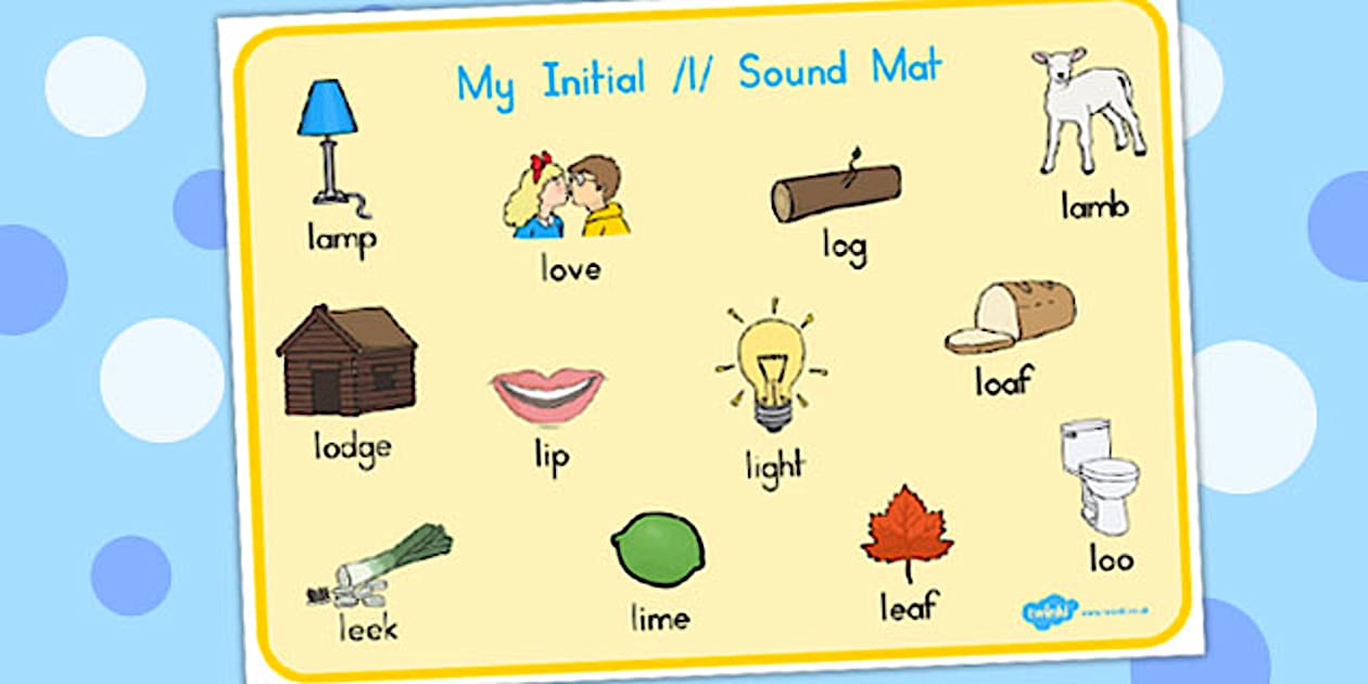 Initial 'l' Sound Mat (phát triển bởi giáo viên)