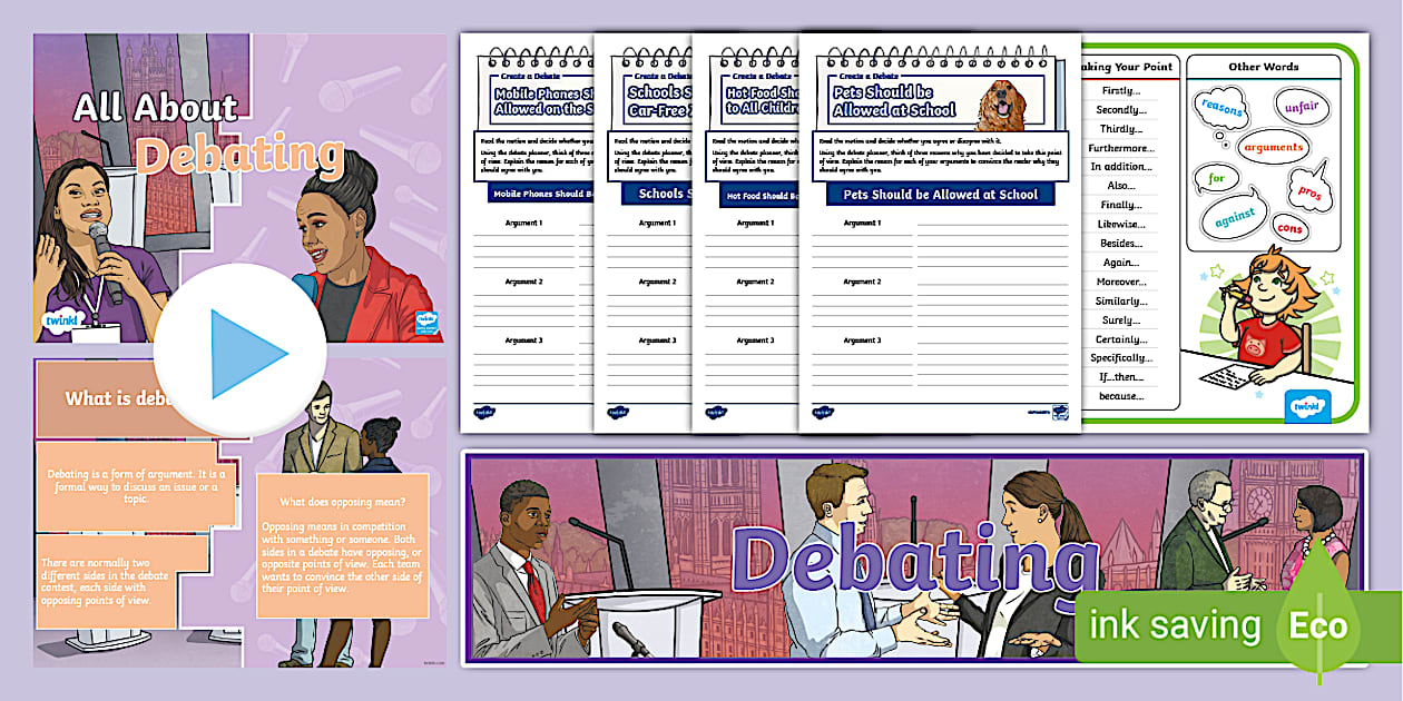 Create a Debate Resource Pack (Teacher-Made) - Twinkl