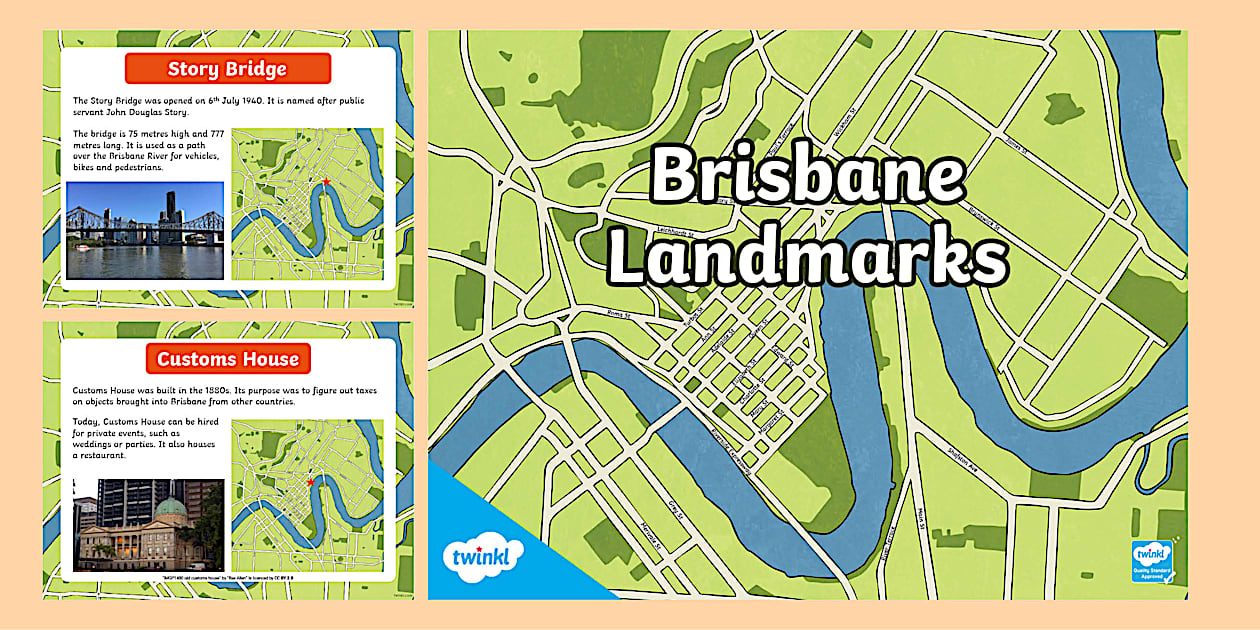 Brisbane Landmarks PowerPoint (teacher made) - Twinkl