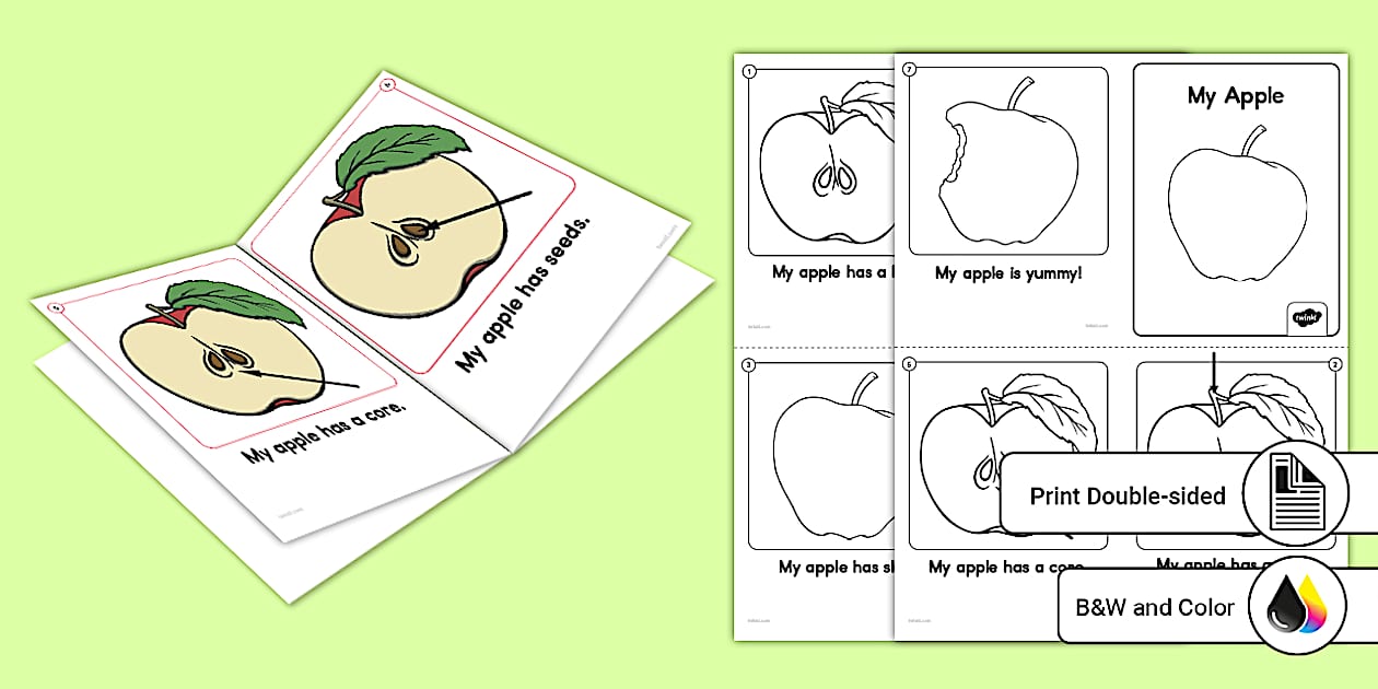 My Apple Early Emergent Reader (teacher made) - Twinkl