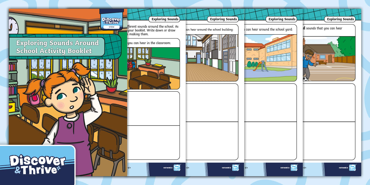 STEM Exploring Sounds Activity Booklet {Nature} - Twinkl