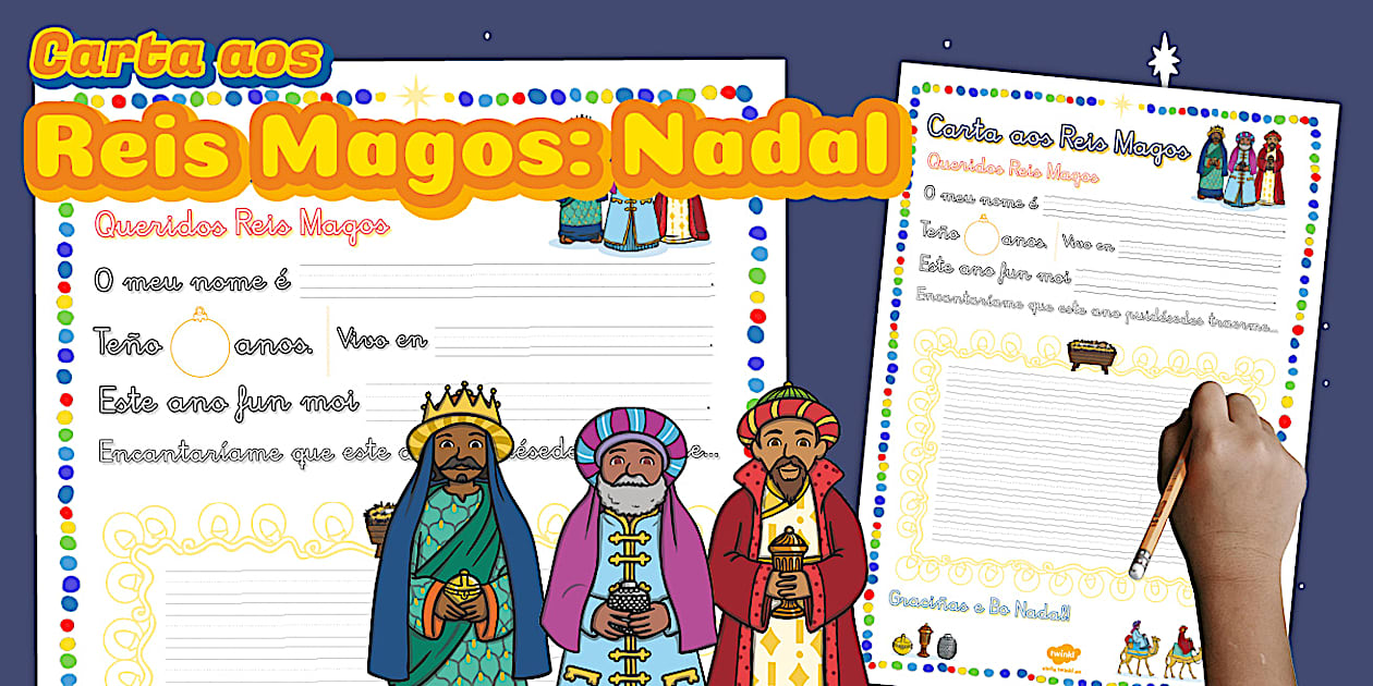 Carta aos Reis Magos: Nadal - Galego