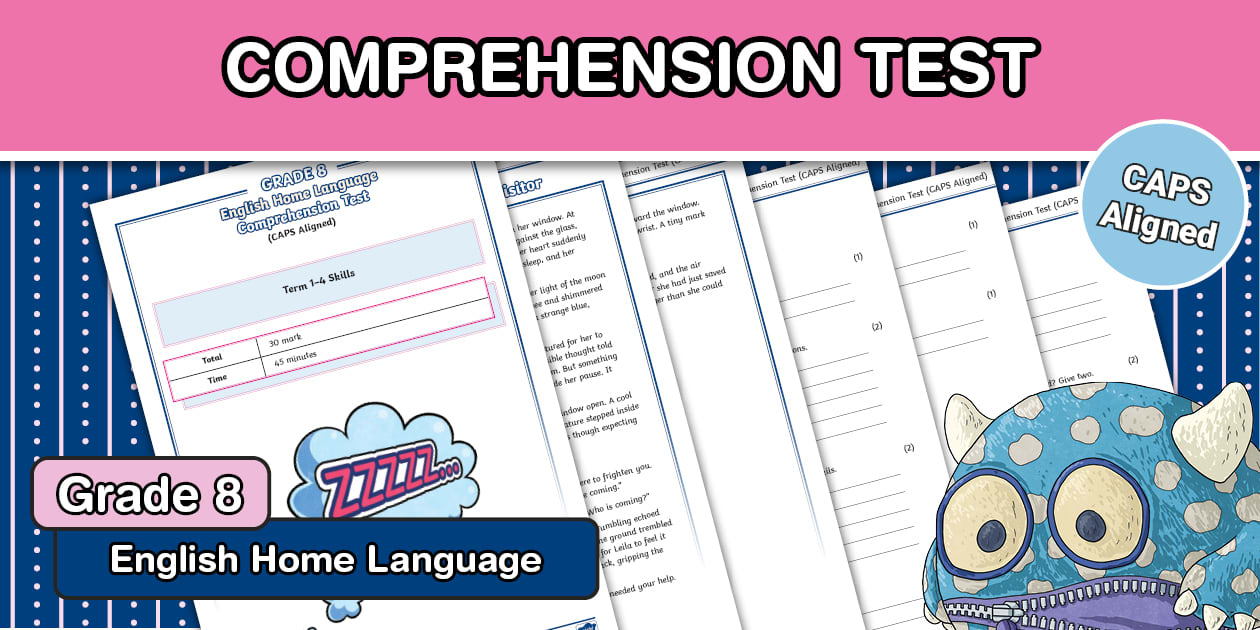 Grade 8 English Home Language – Comprehension Test (CAPS Aligned)