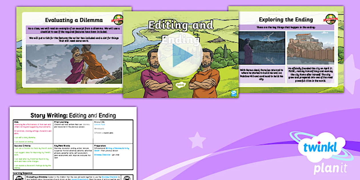 PlanIt Y4 Myths and Legends: Romulus and Remus Lesson Pack Story Writing 7