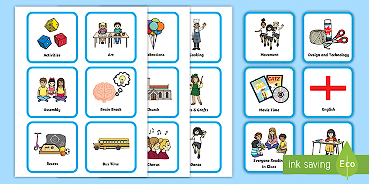 Editable Visual Schedule | Classroom Management | Twinkl USA