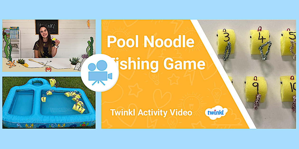 Pool Noodle Fishing Game | EYFS Holiday Club Activities