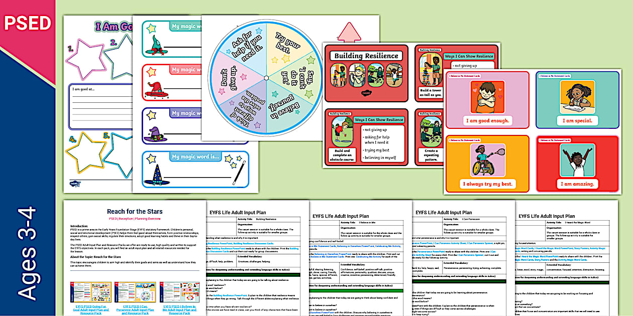 PSED Reach for the Stars Unit Pack Reception - Twinkl