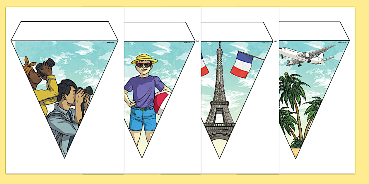 Display Bunting | Classroom Display | Travel (Teacher-Made)