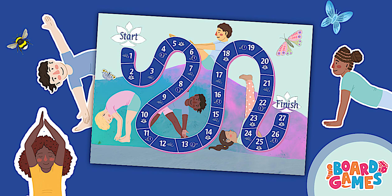 Yoga Board Game | Twinkl Board Games (teacher made) - Twinkl